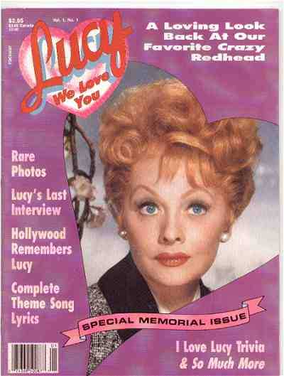 LUCY COVER MAGAZINES